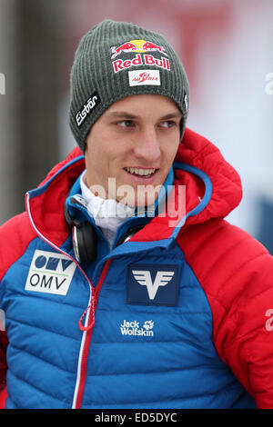 Oberstdorf, Germany. 27th Dec, 2014. Germany's Richard Freitag smiles ...