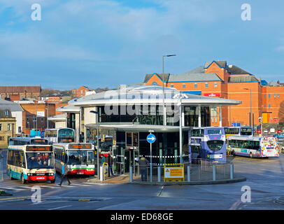 Bus station, Rochdale, Lancashire, England UK Stock Photo - Alamy