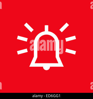 Red alarm clock on fire. 3D illustration Stock Photo - Alamy