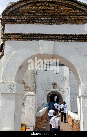 Entrance to the Elmina Castle, Ghana Stock Photo - Alamy