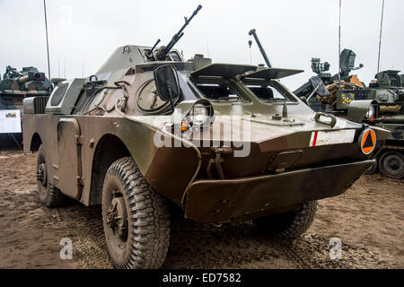 A Polish Army BRDM-2 combat reconnaissance and patrol vehicle Stock ...
