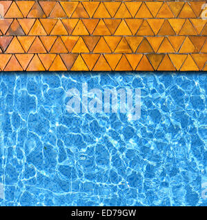 Mosaic tiles pavement background. Triangle paving. Aged photo. Black ...