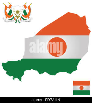 Coat of arms of the Republic of Niger Stock Photo - Alamy