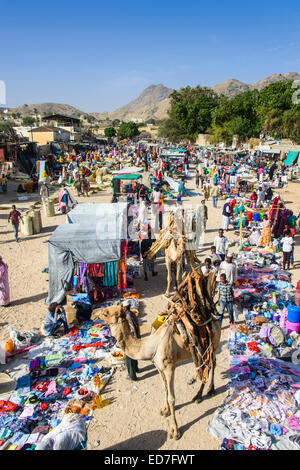 The colourful Monday market of Keren, Eritrea, Africa Stock Photo - Alamy