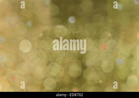 Abstract circular green bokeh from tree background Stock Photo - Alamy