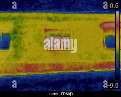 Thermal Image of a Heat Loss through Window Stock Photo - Alamy