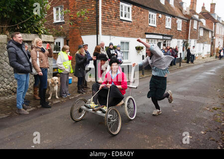 Sutton Valence, Kent, UK. 01st Jan, 2015. Teams compete in the annual ...