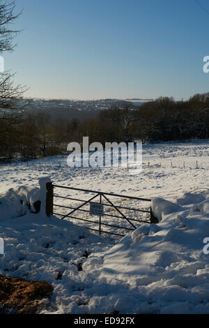 The view from Loxley Common looking towards Stannington in Sheffield ...