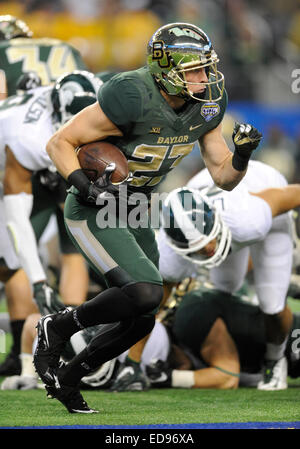 Baylor Bears running back Clay Fuller (23) catches a pass for a first ...