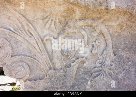Mausolean ruins at Labraunda, near Milas in Western Turkey Stock Photo ...
