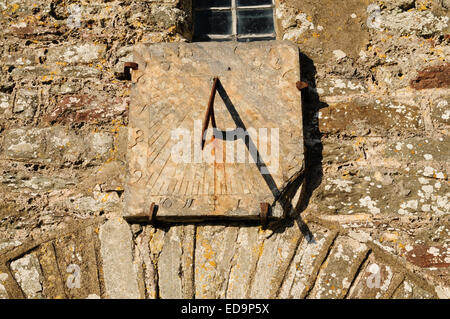 medieval sundial on the wall of the st mary,gdansk,poland Stock Photo ...