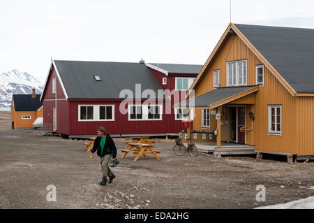 Norway, Svalbard Islands, Spitzbergen, Ny-Alesund, Italian Arctic ...