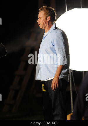 Funnyman Will Ferrell filming late scenes for his new comedy movie 'Get ...
