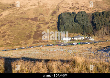 Storey Arms Outdoor centre with Pen Y Fan in the background. Brecon ...