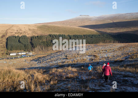 Storey Arms Outdoor centre with Pen Y Fan in the background. Brecon ...