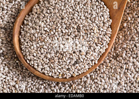 Chia seeds on a spoon Stock Photo - Alamy