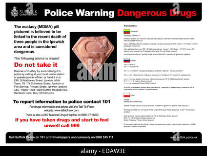 Fake Ecstasy pills know as "Pink Superman" containing PMMA responsible ...