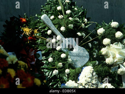 Flowers at Elvis Presley Funeral, 18th August 1977, Memphis Tennessee ...
