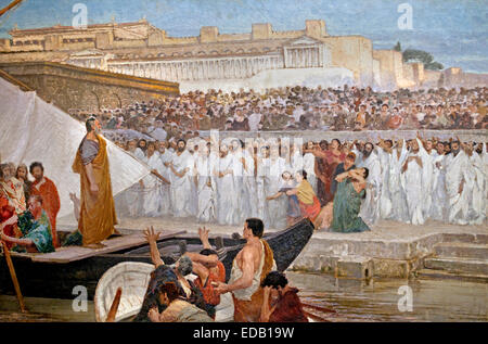 The Departure of Marcus Atilius Regulus ( Roman Consul 267 BC fought ...