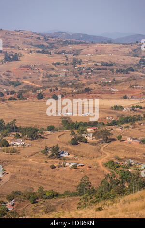 SWAZILAND, AFRICA - Rural settlement, agriculture, and homes Stock ...