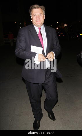 Ed Balls arrives at the BBC studios ahead of his appearance on 'The ...