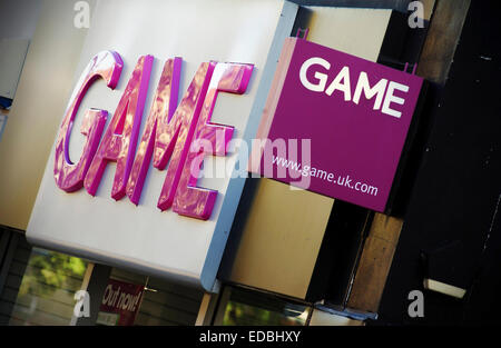 External shot of a GAME store Stock Photo - Alamy