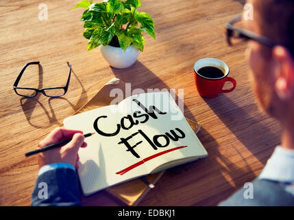 Handwriting text Money Flow. Conceptual photo the increase or decrease ...