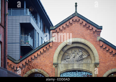 Manchester old fish markets Northern Quarter Stock Photo - Alamy