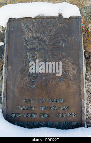 Old Chief Joseph gravesite, Nez Perce National Historic Park, Wallowa ...