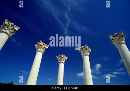 Greece, Dodecanese Islands, Kos, Asklepion, Apollo's temple, corinthian ...