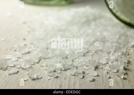 Sea salt crystals large food closeup Stock Photo - Alamy