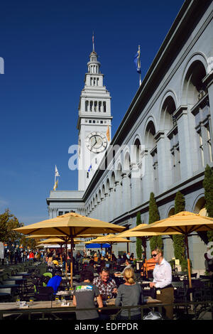 FERRY BUILDING RESTAURANT Alfresco autumn dining at 'The Market Bar ...