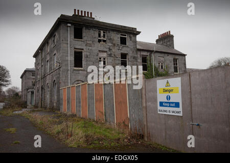 Abandoned military buildings, Royal Dockyard, Pembroke Dock ...