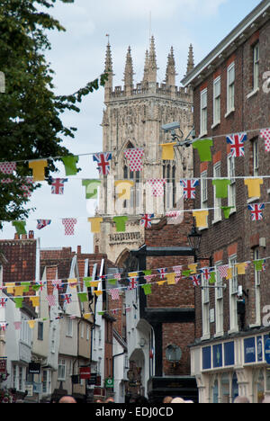 Low Petergate and York Minster York North Yorkshire Stock Photo - Alamy