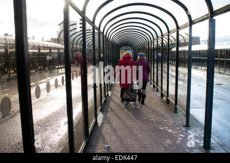 Nuneaton Bus Station Stock Photo - Alamy