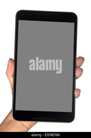 8 inch tablet isolated on white background Stock Photo - Alamy