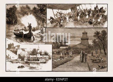 THE FATAL STEAMBOAT DISASTER IN CANADA, 1881: THE "VICTORIA" STARTING ...