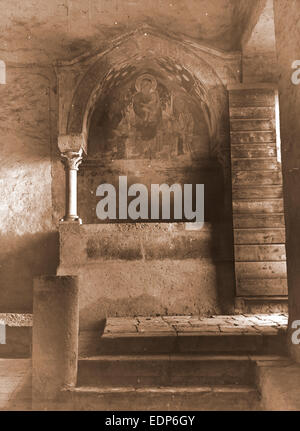 Abruzzo, L'Aquila, Fossa, Monastery of S. Spirito d'Ocre, Italy, 20th ...