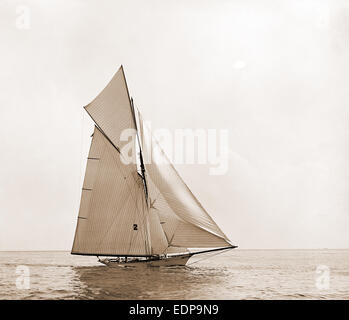 Sayonara, Sayonara (Yacht), Yachts, 1891 Stock Photo - Alamy