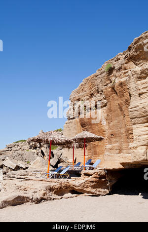 Oasis Beach of the Rhodes Island,Greece Stock Photo - Alamy