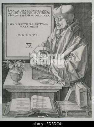 Portrait of Erasmus by Albrecht Durer, 1526, German Renaissance ...