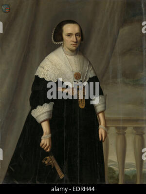 Portrait of Dirck Hasselaer, Cornelis van der Voort, 1614 Stock Photo ...