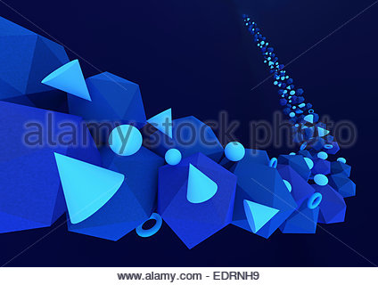 Three dimensional geometric shapes Stock Photo: 38463335 - Alamy