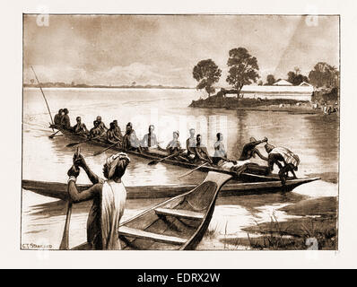 THE ROYAL NIGER COMPANY'S EXPEDITION: EVERYDAY SCENES ON THE RIVER ...