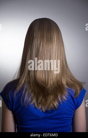 Back Of Young Womans Head Stock Photo - Alamy