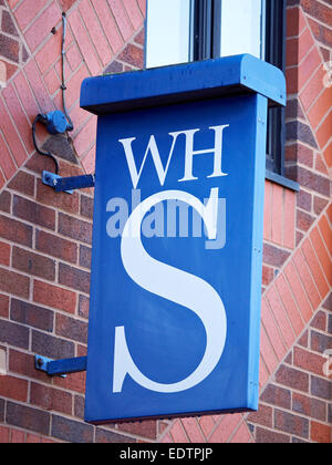 WHSmith sign on outside wall Stock Photo - Alamy