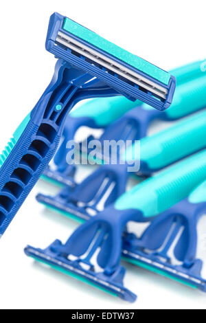 Shaving razors isolated on a white background Stock Photo - Alamy