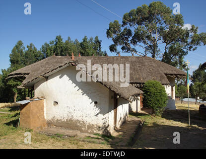 Palace of emperor Menelik II on Mount Entoto, Addis Ababa, Ethiopia ...