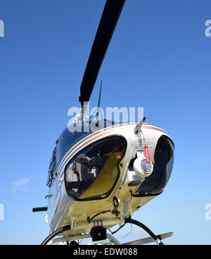 Helicopter from below Stock Photo - Alamy