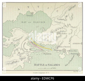This 1876 illustration by Cox depicts the historical Battle of ...